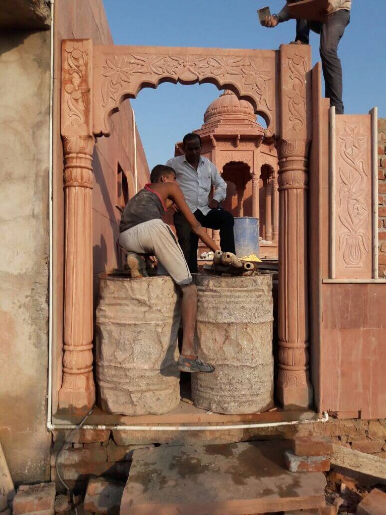 Dholpur Red stone images - Shekhar Stone